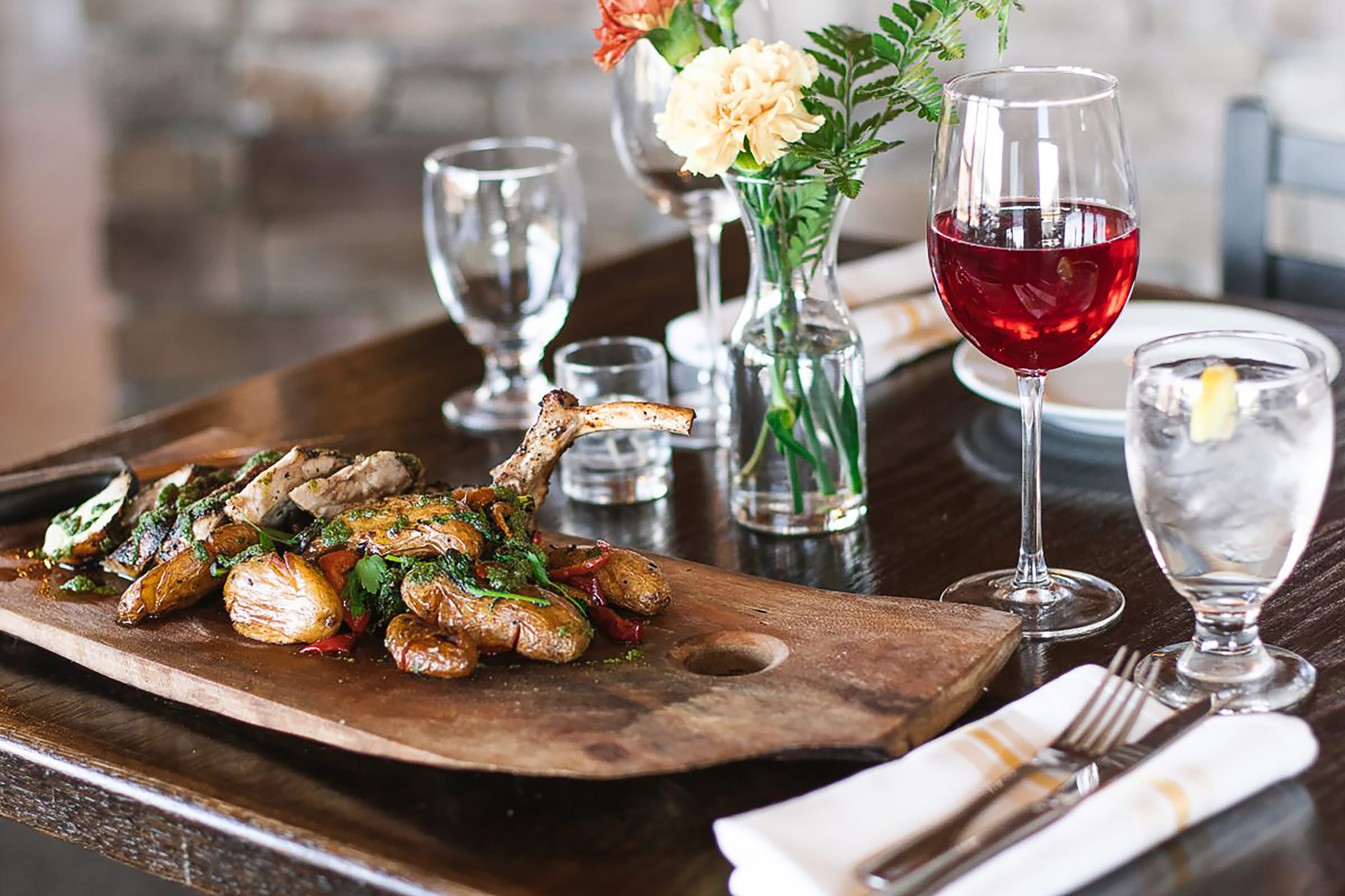 Wine Dinner Menu Options | The Sunset Grille